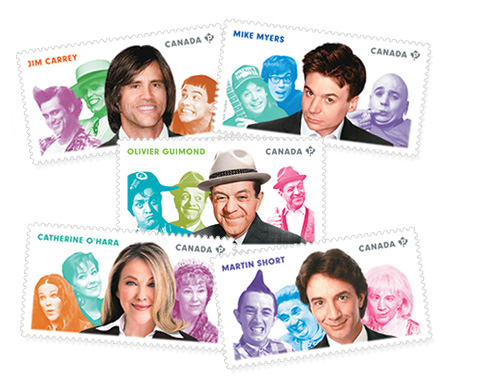 Carrey, Guimond, Myers, O’Hara and Short Recognized on Comedian Stamp ...