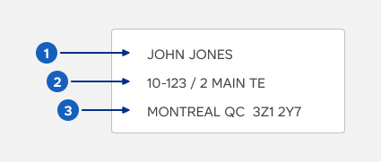 Support: How to address letters and parcels | Canada Post